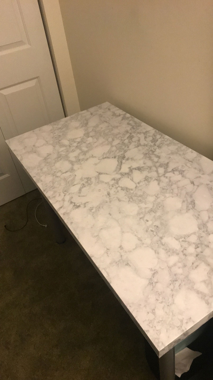 DIY Marble Table For Office - Blog Post | Taren Tooten
